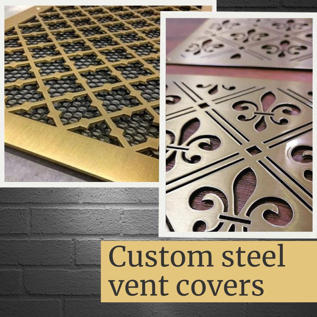 Custom Vent Cover, Decorative Vent, Hvac Vent Cover, Return Air Vent ...