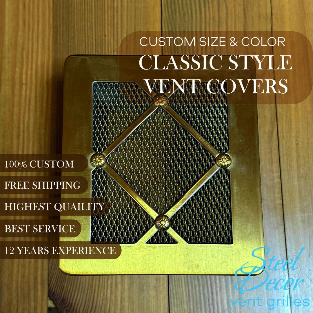 Custom Steel Vent Cover, Air Grille, HVAC Plate, Ceiling Panel, Return ...