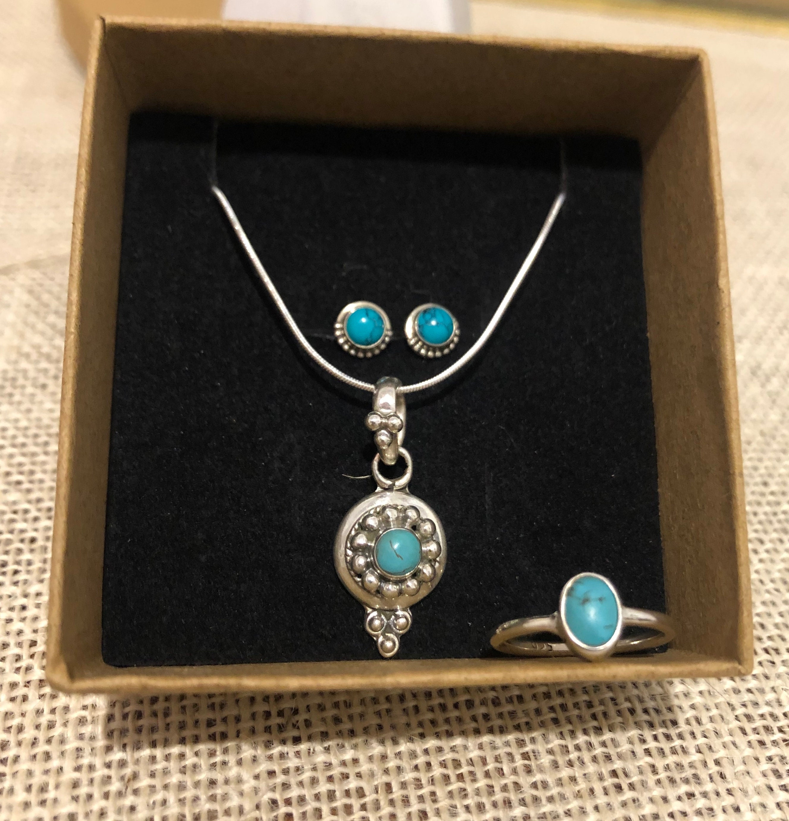 Turquoise Set - Etsy
