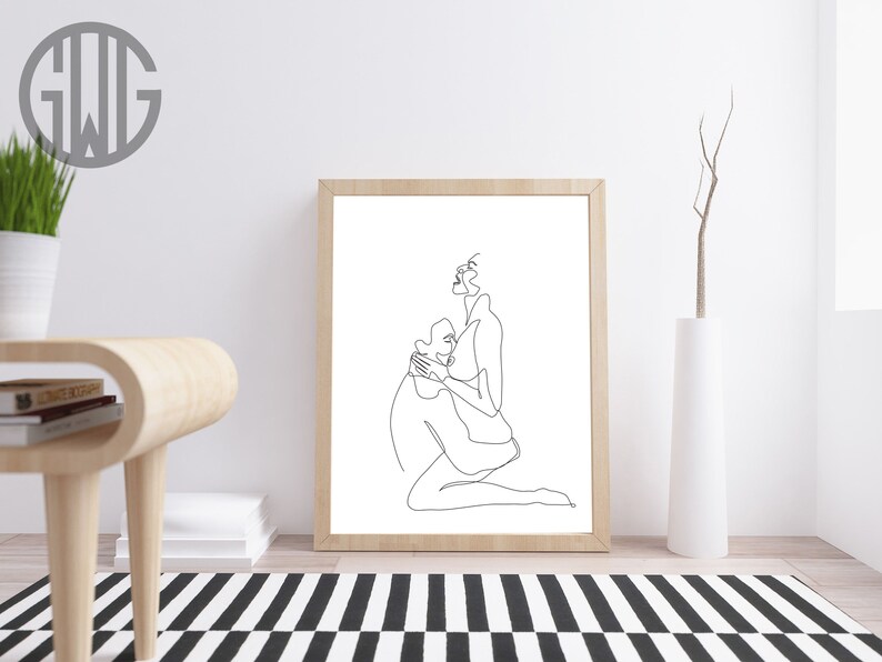 Lovemaking Couples Printable Sensual Lovers Sitting on Lap | Etsy