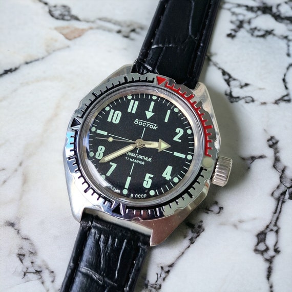 Soviet original Mechanical USSR mens Diving watch VOS… - Gem