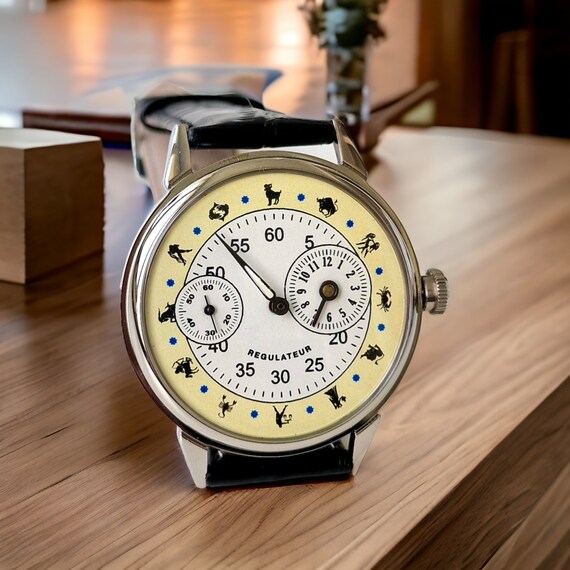 Soviet Molnia Regulator rare mechanical watch MOLNIJA… - Gem