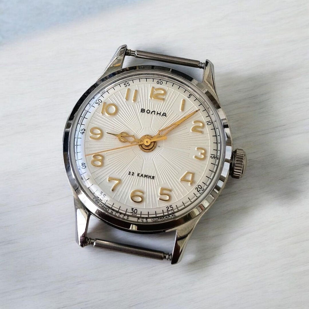 Soviet Original Mechanical USSR Mens Watch VOLNA Precision Class 22 ...