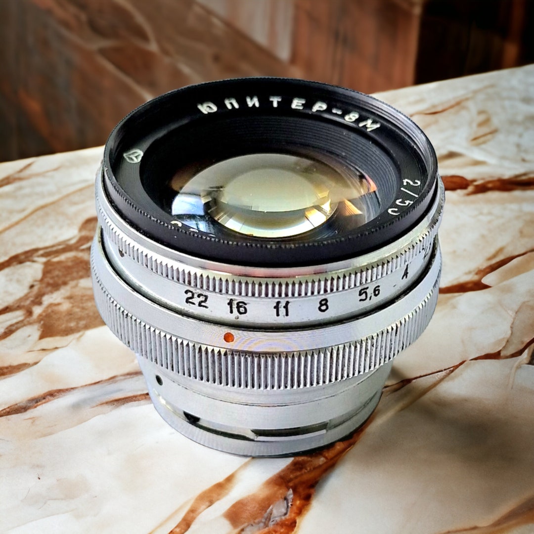 Soviet Original Lens Jupiter 8m 2/53 Mount CONTAX for Kiev - Etsy