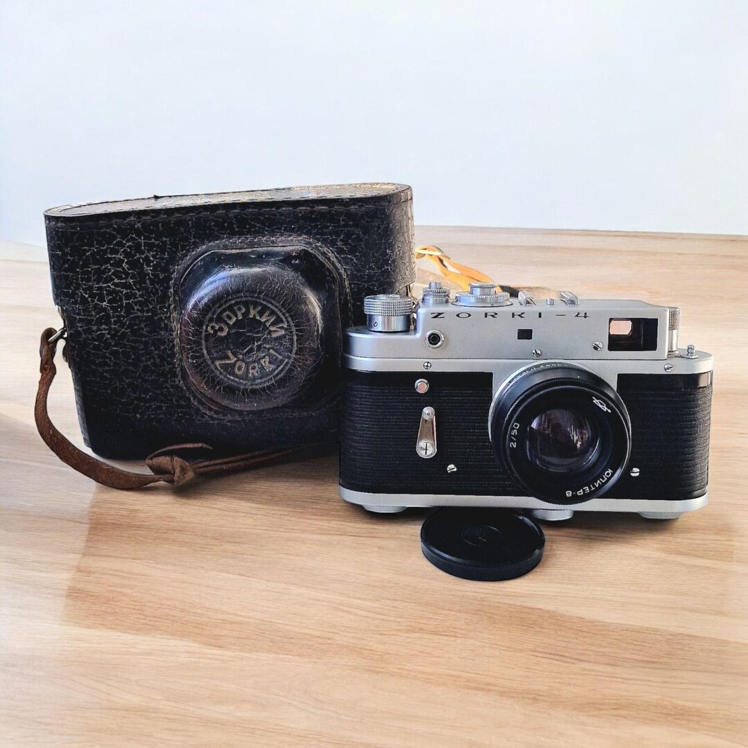 Rare Soviet USSR Rangefinder Camera ZORKI-4 Lens Jupiter-8 2/50 Fully ...