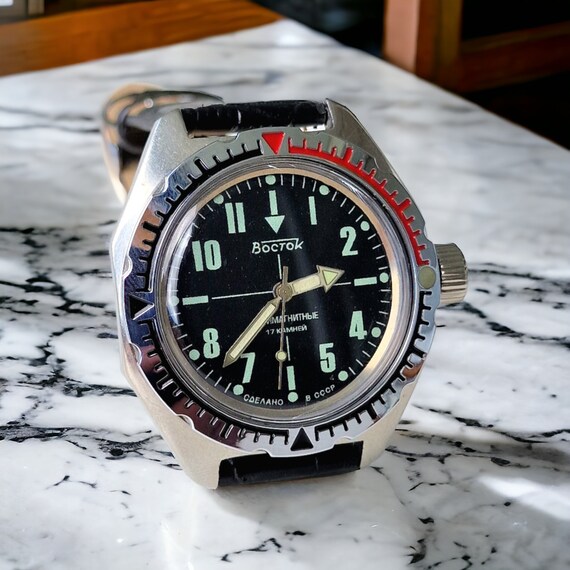 Soviet original Mechanical USSR mens Diving watch VOS… - Gem