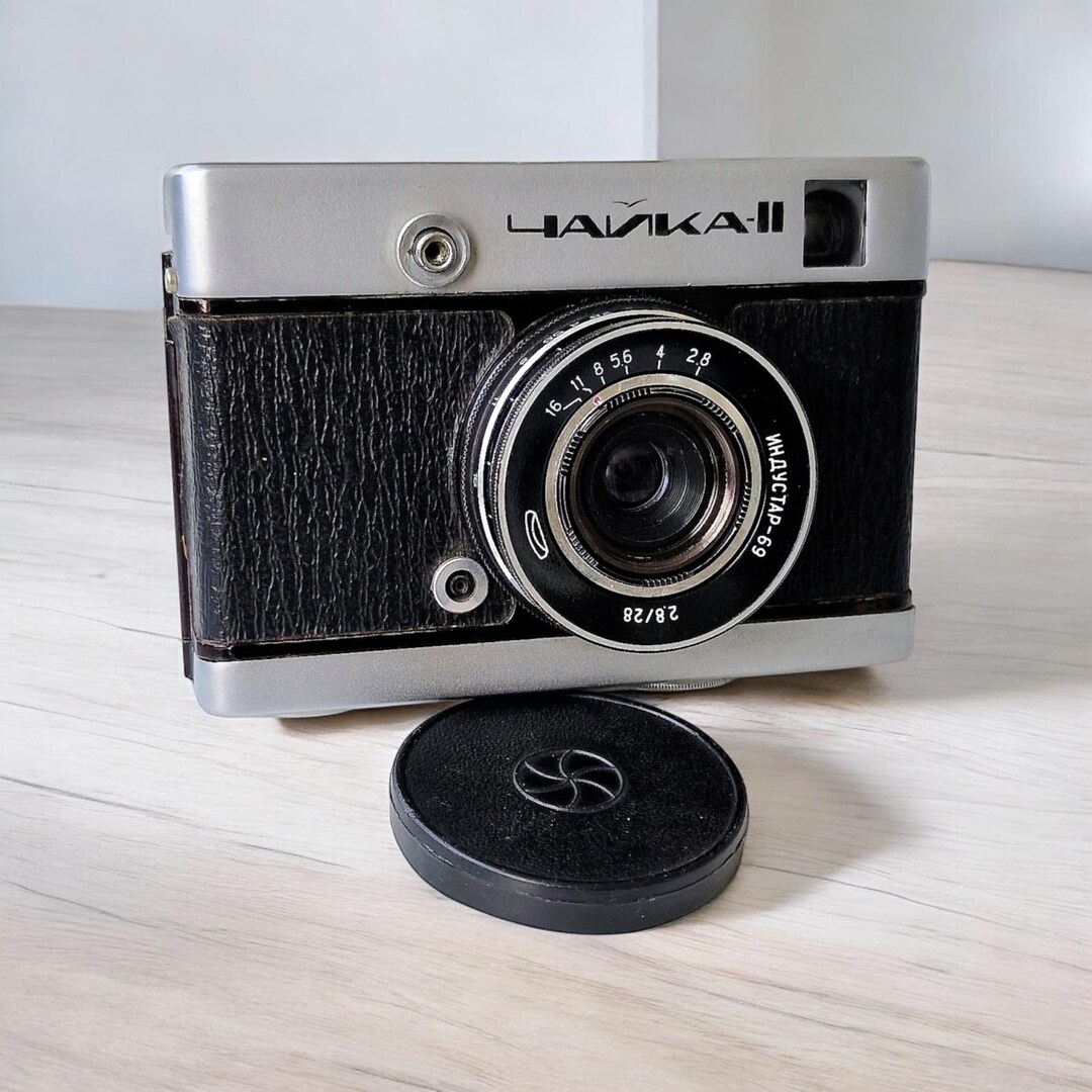 Rare Soviet USSR Rangefinder Camera CHAIKA-2 Lens Industar-69 2.8/28 ...