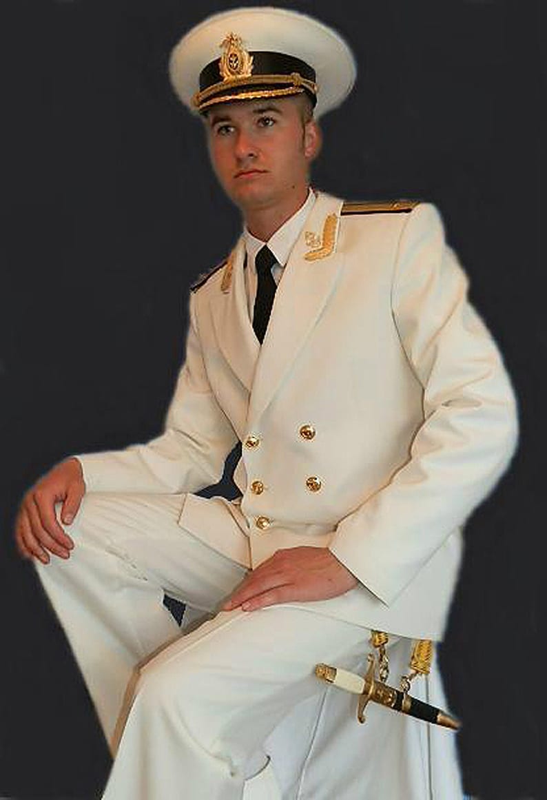 Soviet Uniform Front Uniform of Navy Officers Tuzhurka white | Etsy