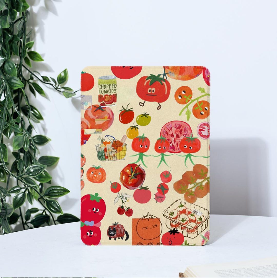 Cartoon Tomato Kindle Case for Paperwhite 1/2/3/4, Kindle 2019/2022 ...