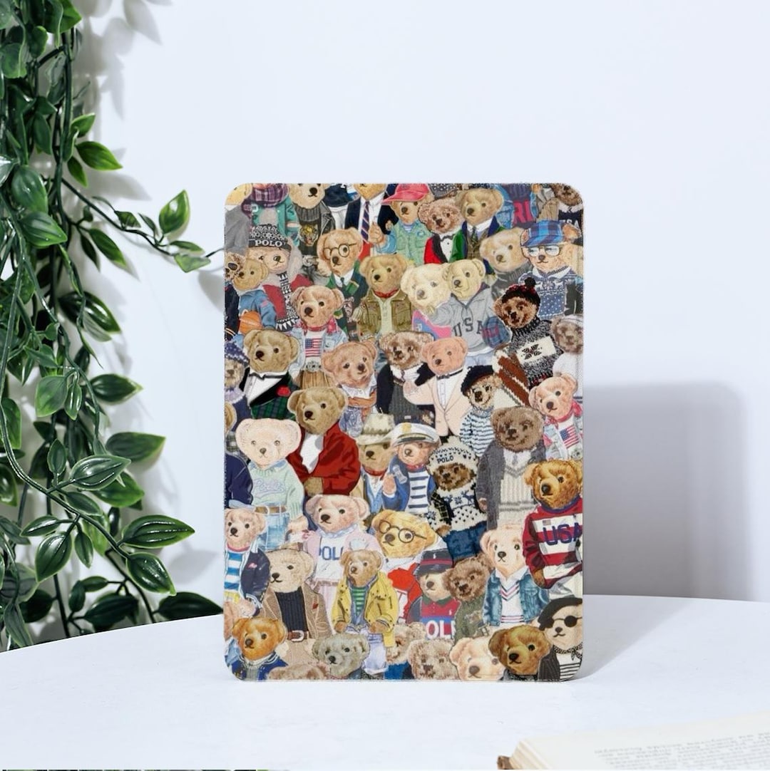 Cartoon Bear Art Kindle Case for Paperwhite 1/2/3/4, Kindle 2019/2022 ...
