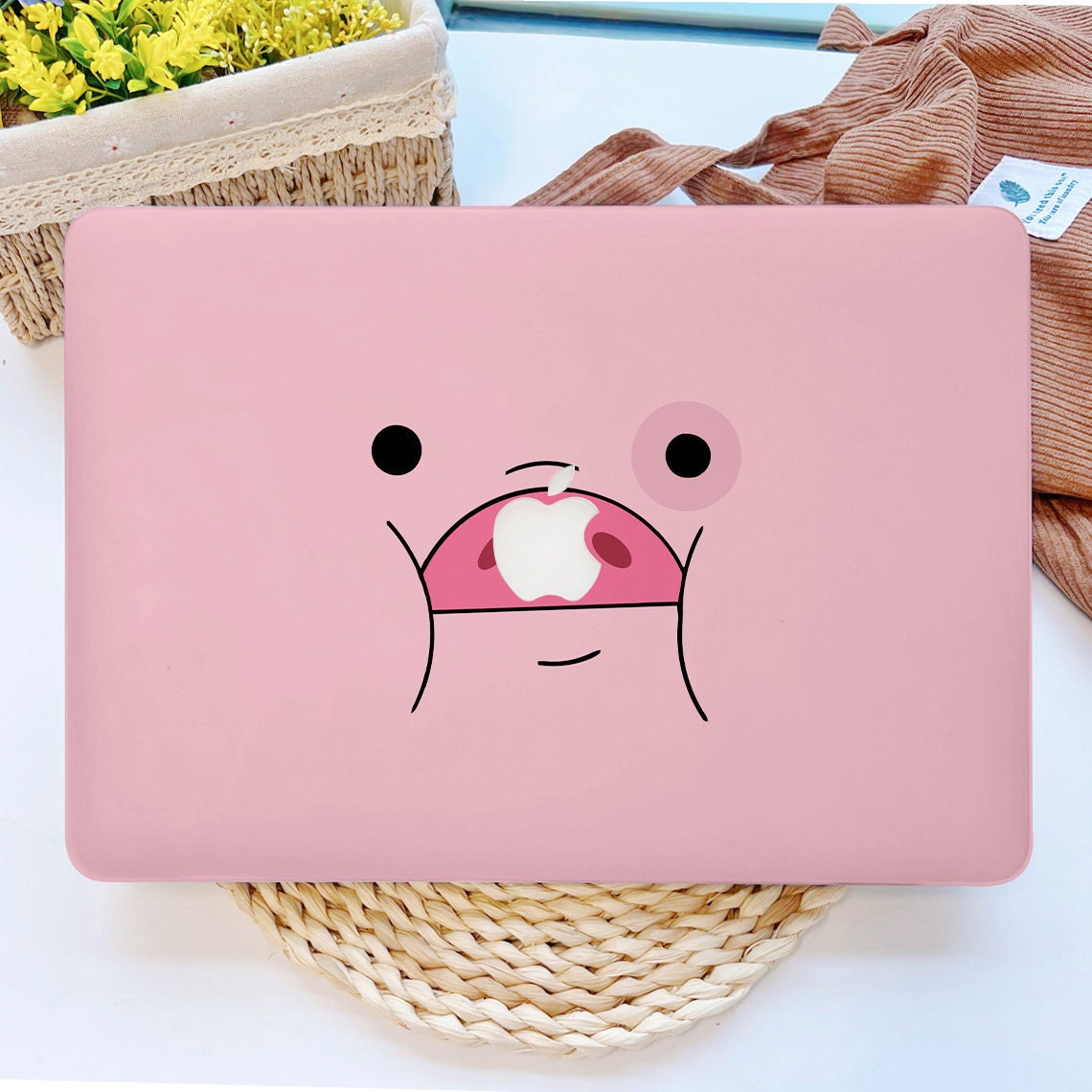 Pink Piggy Cartoon Macbook Case Cute Case for Macbook Air 2020 - Etsy