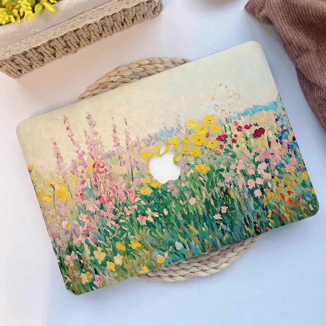 Oil Painting Field Hard Laptop Case for MacBook Air 11 Air 13/15 M1/M2 ...