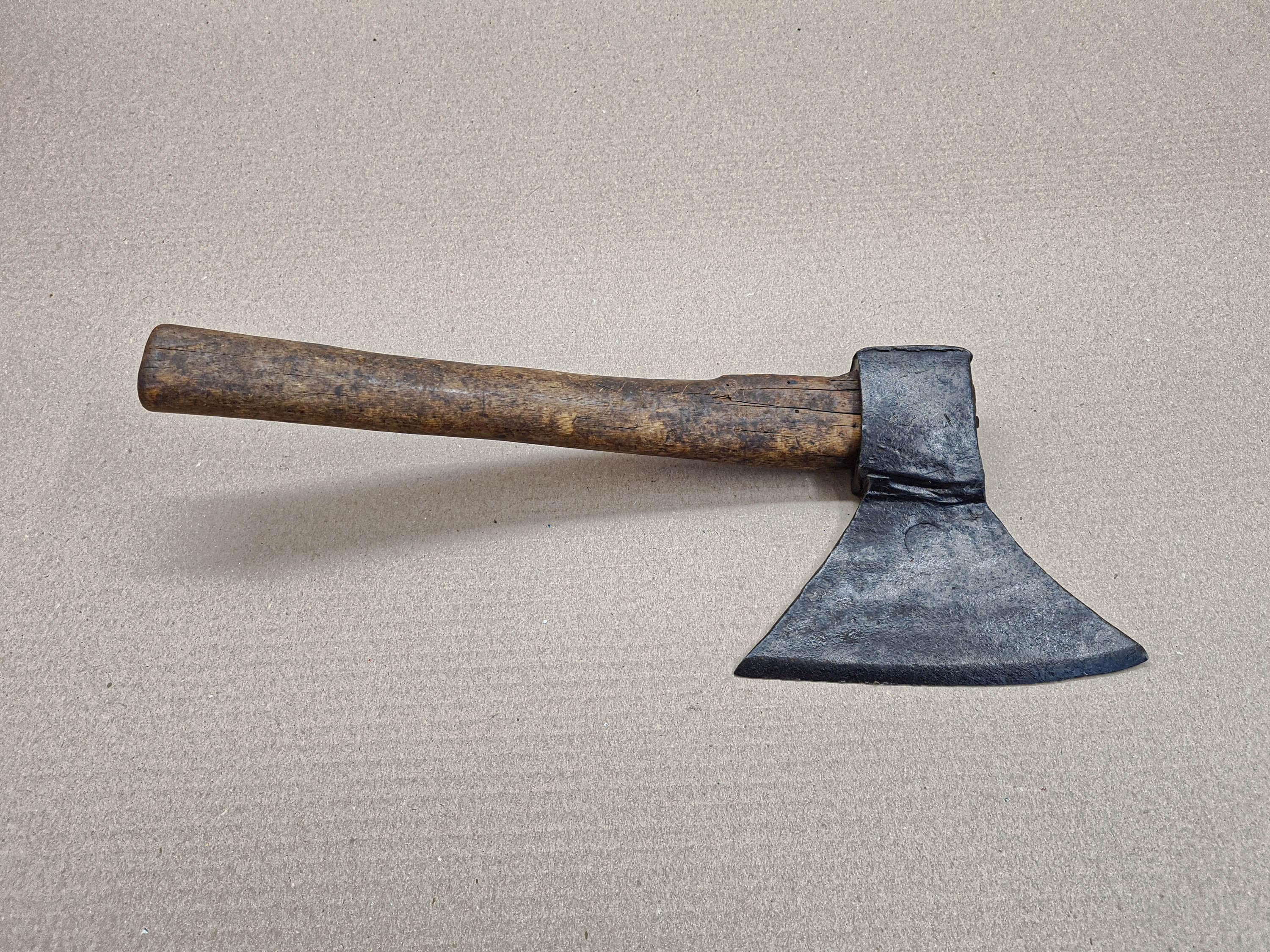 Vintage Goosewing Bearded Broad German Hatchet Axe Handmade Forged Rare ...