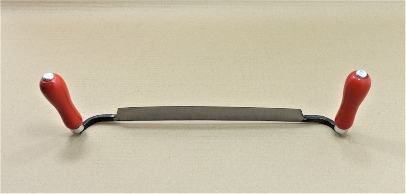 Wood Draw Shave Woodworking Knife Draw Knife 11" Hand Wrought Forged - Etsy