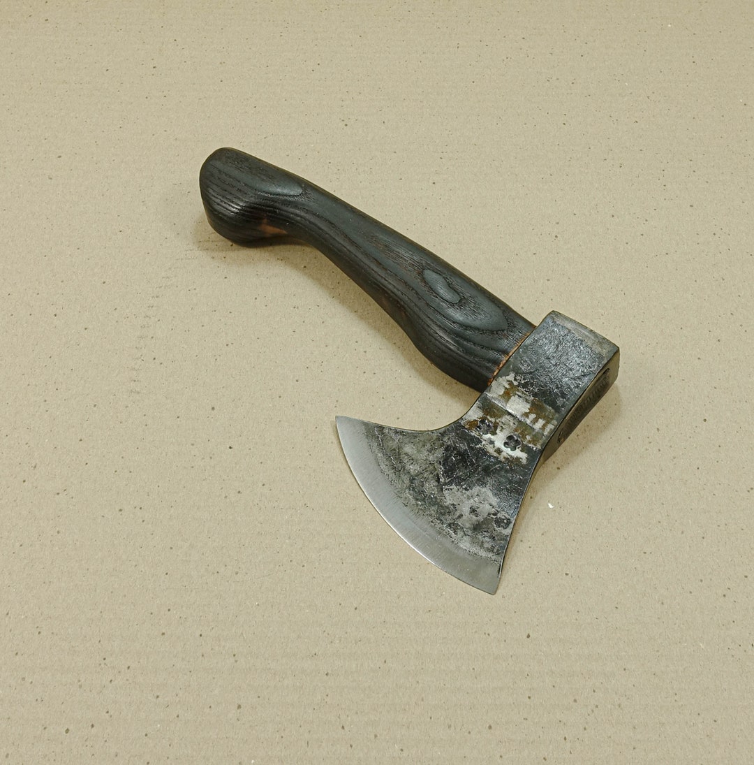 1,82 Lbs Hand Forged Hewing Axe With Sign - Etsy