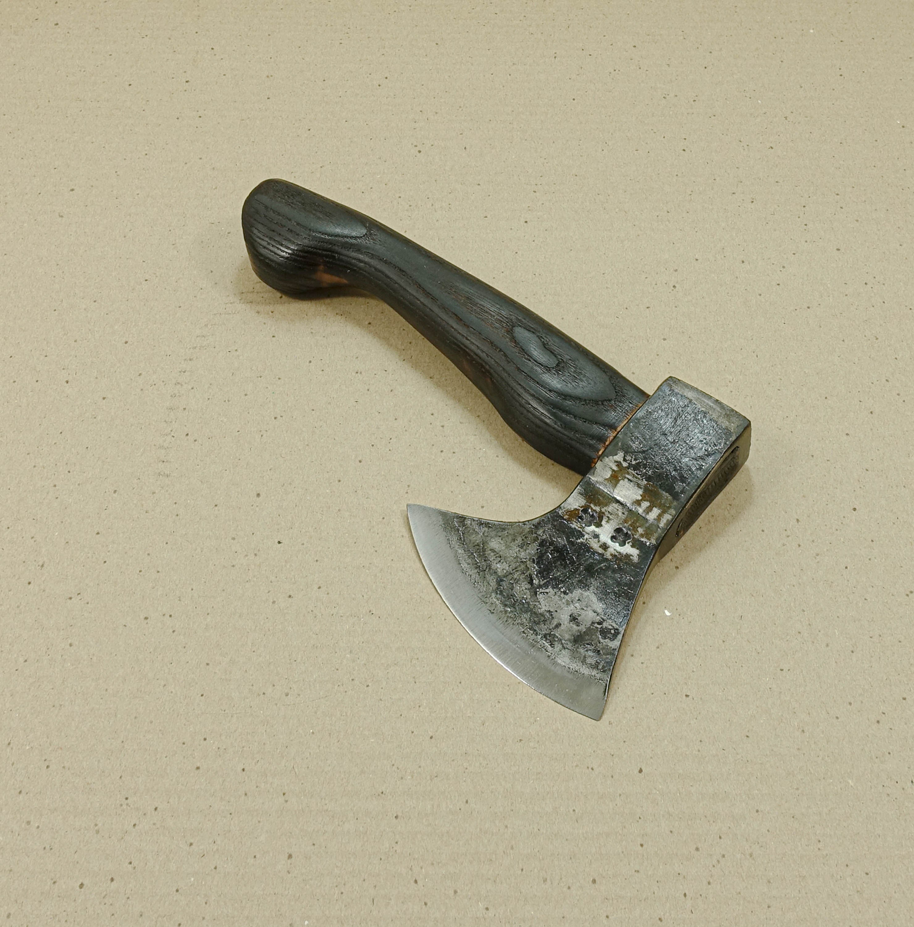 1,82 Lbs Hand Forged Hewing Axe With Sign - Etsy