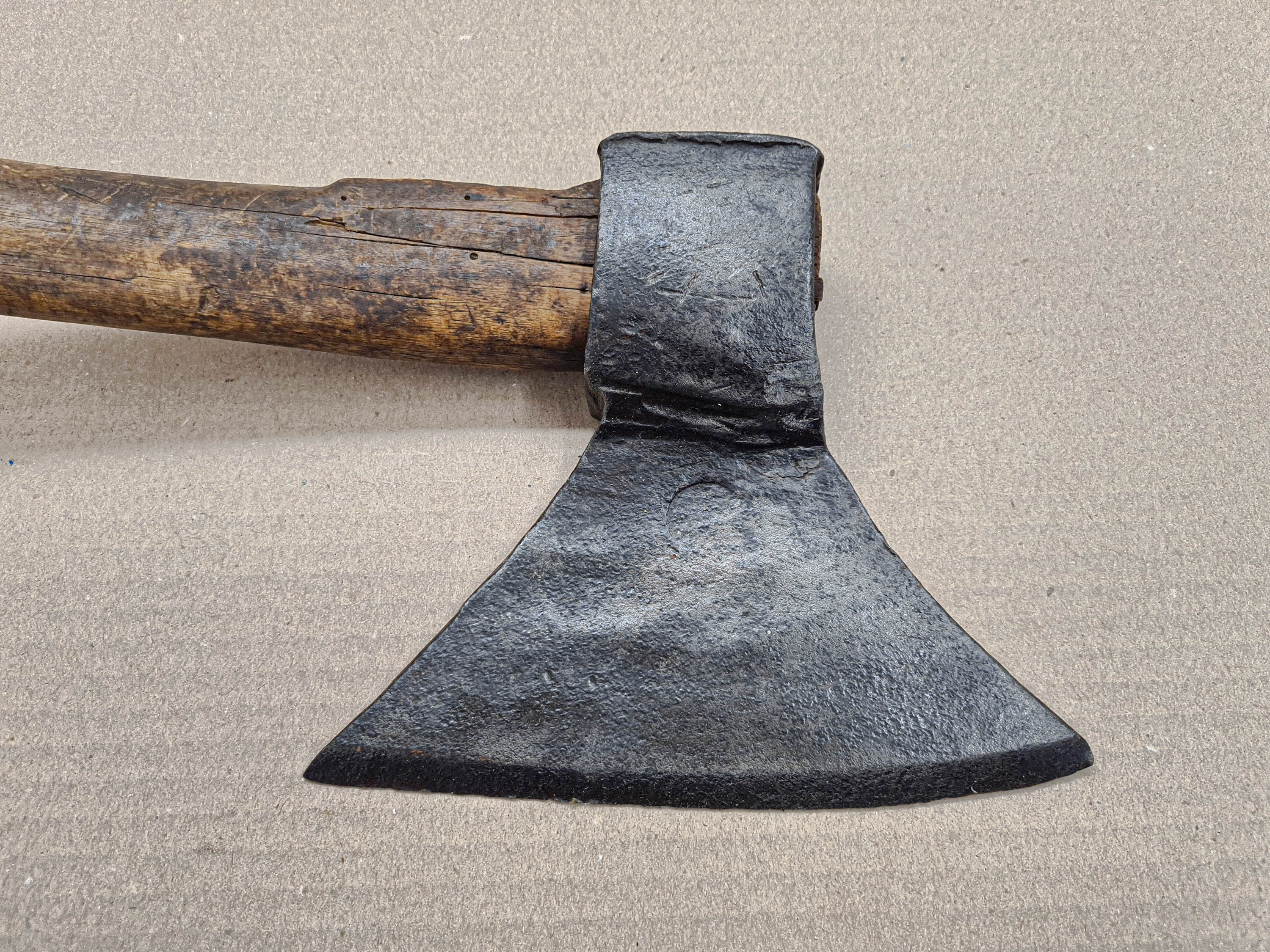 Vintage Goosewing Bearded Broad German Hatchet Axe Handmade Forged Rare ...