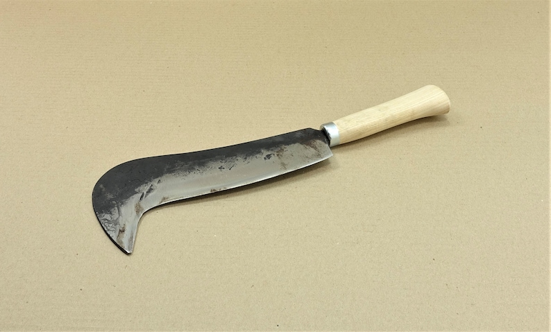 Billhook Brush Axe Hatchet Hook Slasher Pruning Copicing Scythe Forged ...