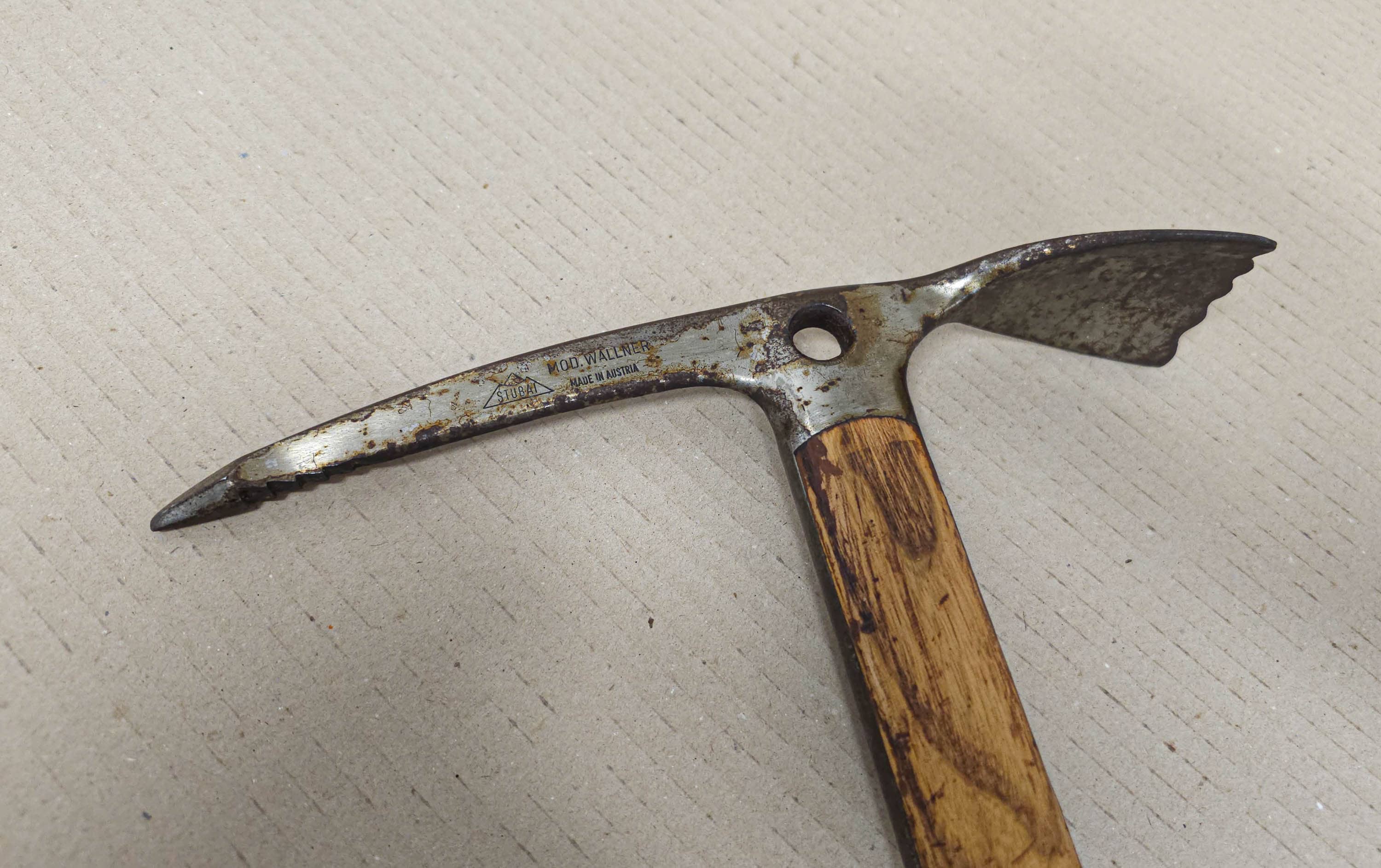 Rare Unusual Walking Stick Pickle Axe Ice Axe Eispickel STUBAI - Etsy