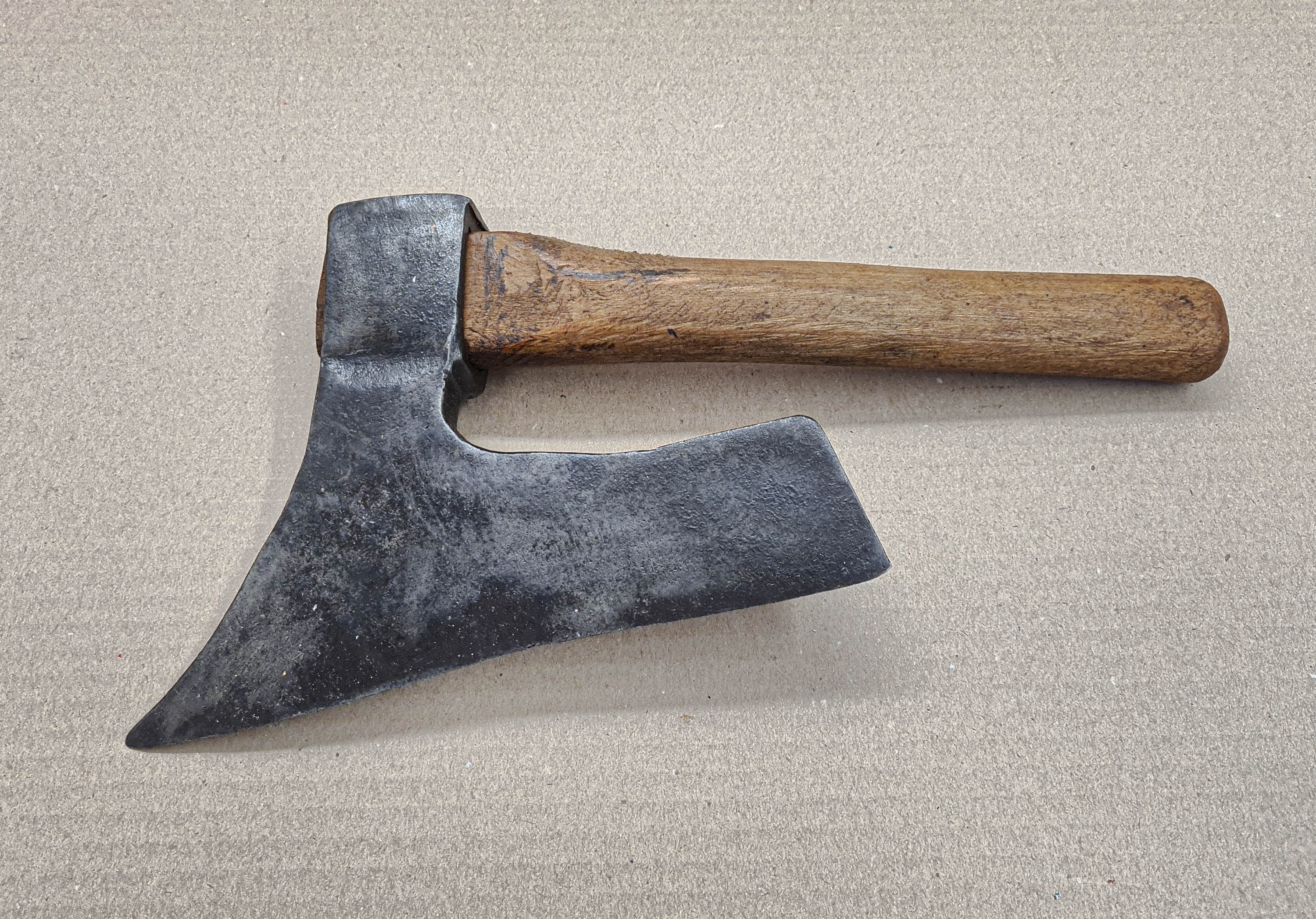 Vintage Goosewing Bearded Broad German Hatchet Axe Handmade Forged Rare ...