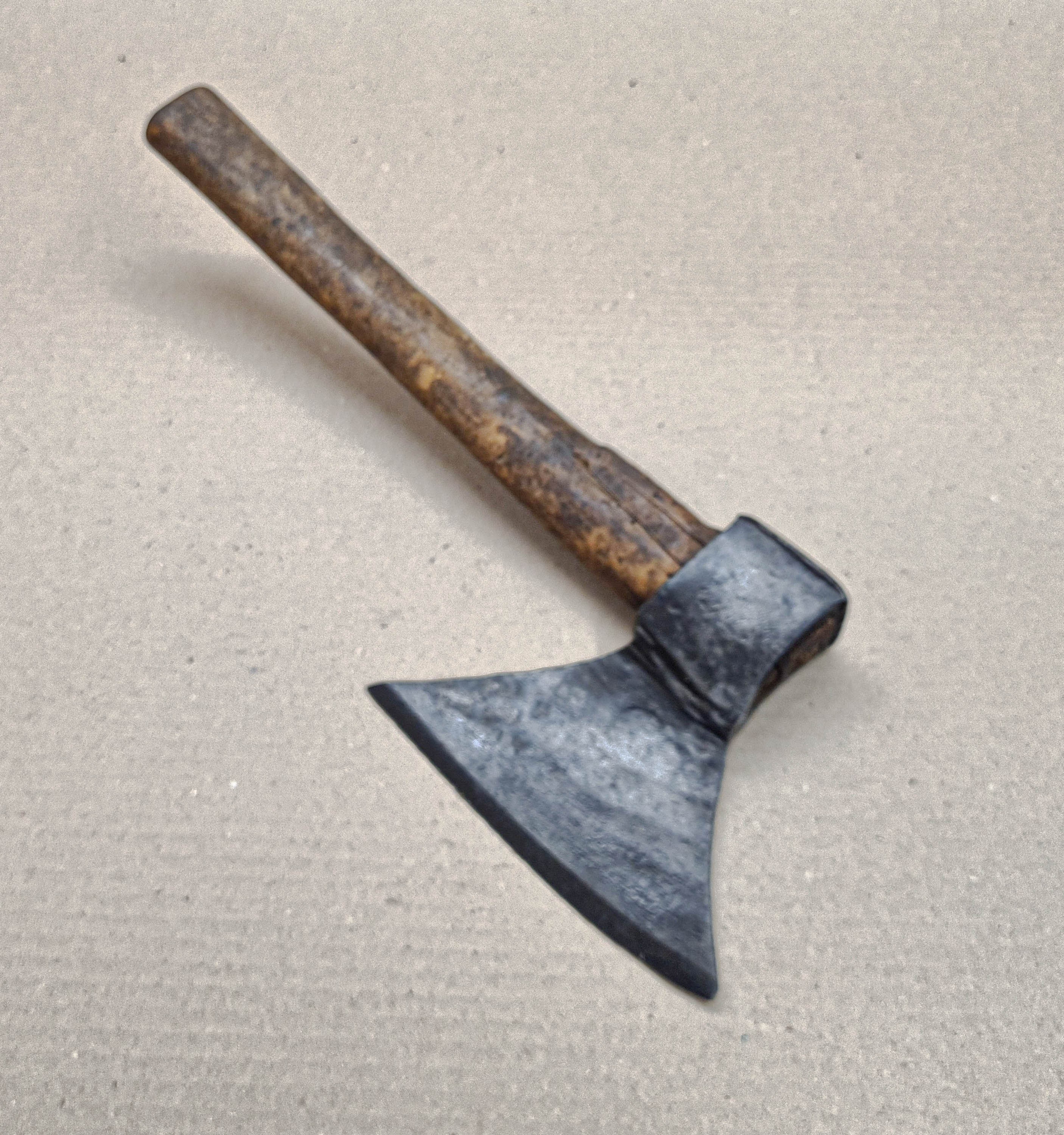 Vintage Goosewing Bearded Broad German Hatchet Axe Handmade Forged Rare ...