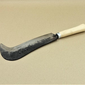 Billhook Brush Axe Hatchet Hook Slasher Pruning Copicing Scythe Forged ...