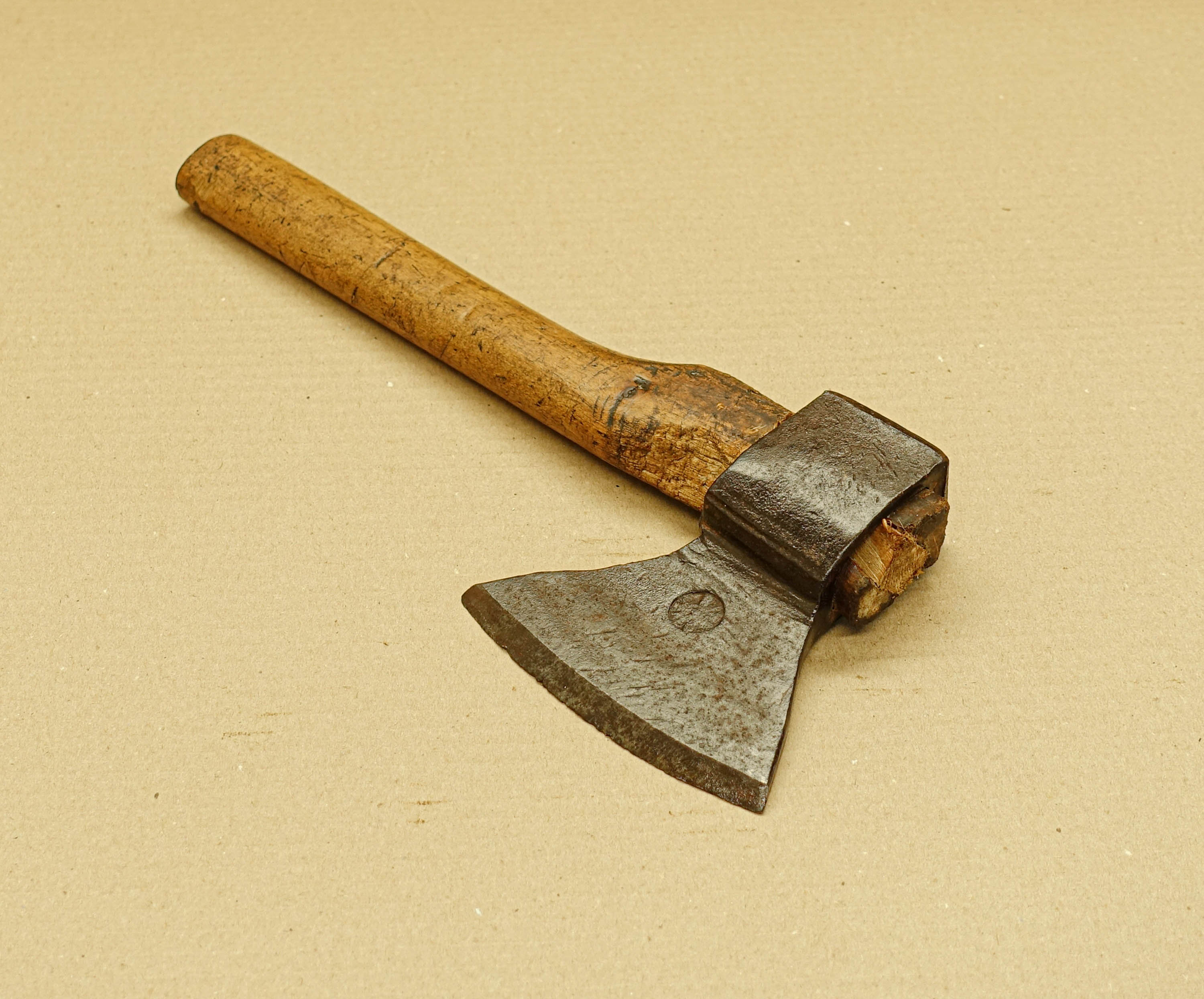 Vintage Goosewing Bearded Broad German Hatchet Axe Handmade Forged Rare ...