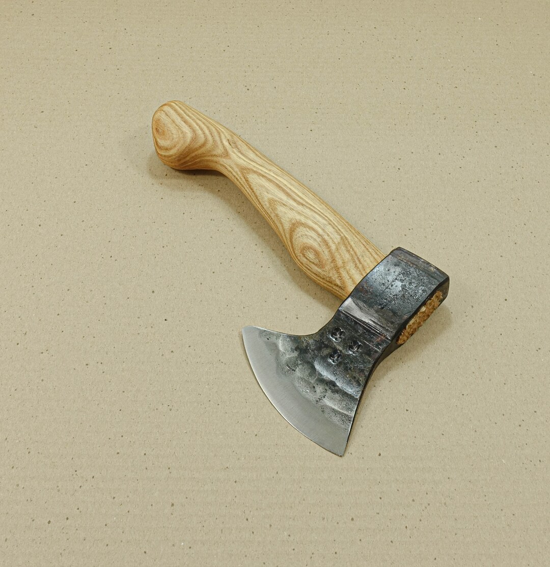 1,91 Lbs Hand Forged Hewing Axe With Sign - Etsy