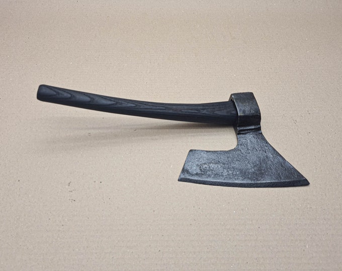 Antique Rare Primitive Wrought Hewing Goosewing Bearded Broad Axe ...