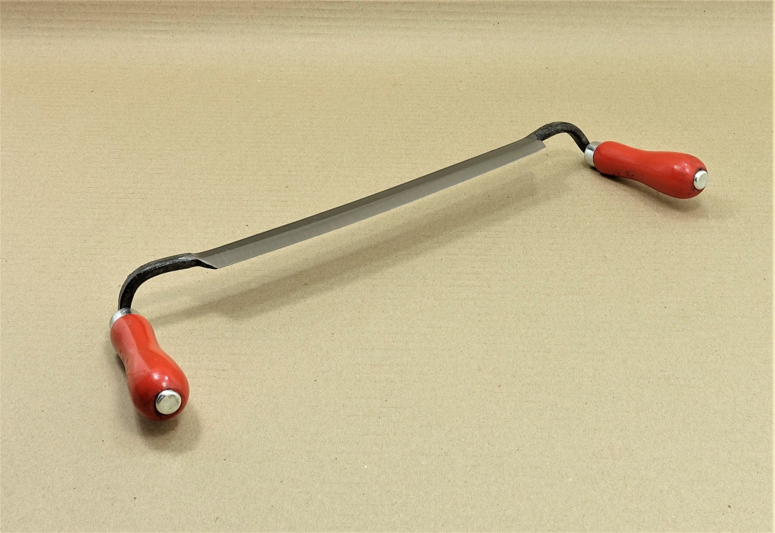 Wood Draw Shave Woodworking Knife Draw Knife 11" Hand Wrought Forged - Etsy