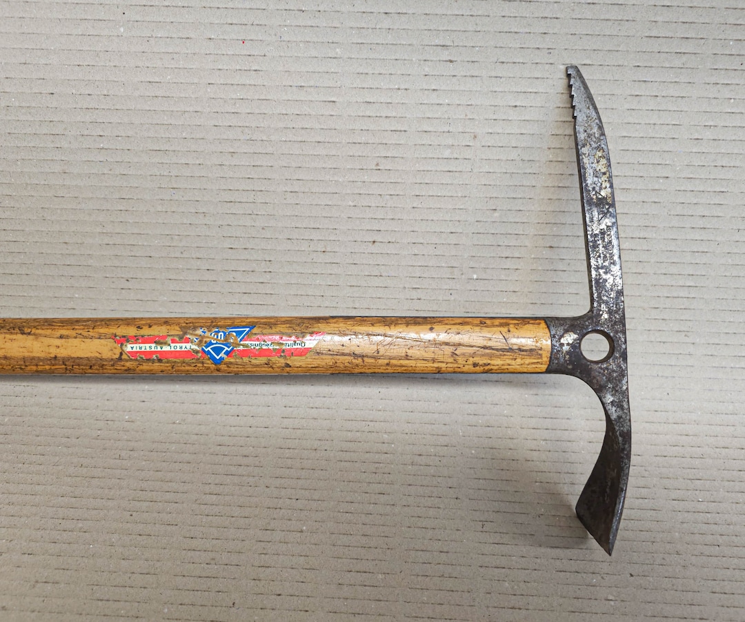 Rare Unusual Walking Stick Pickle Axe Ice Axe Eispickel STUBAI - Etsy