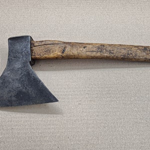 Vintage Goosewing Bearded Broad German Hatchet Axe Handmade Forged Rare ...