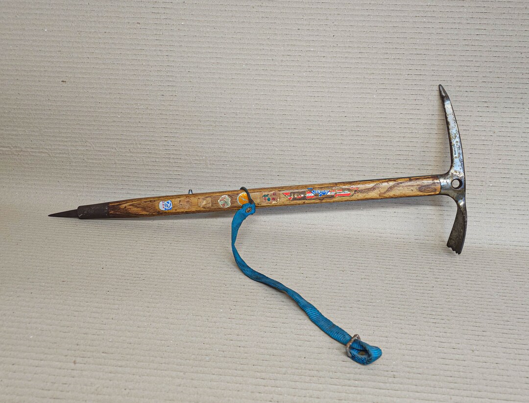 Rare Unusual Walking Stick Pickle Axe Ice Axe Eispickel STUBAI - Etsy