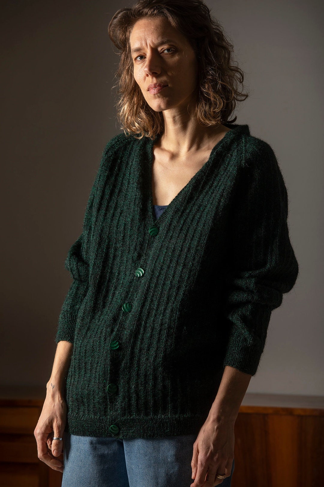 Handmade Vintage Wool Cardigan Made in Norway/sweater From the 80-90s ...