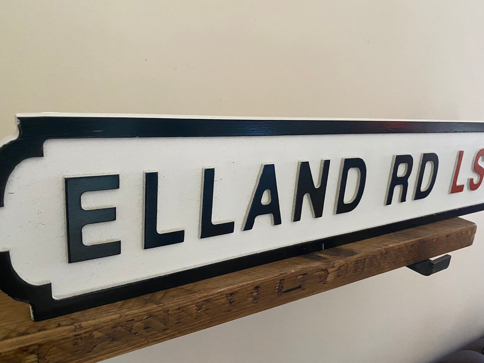 Leeds ELLAND Rd LS11 Vintage Road Sign/Street Sign/Custom | Etsy