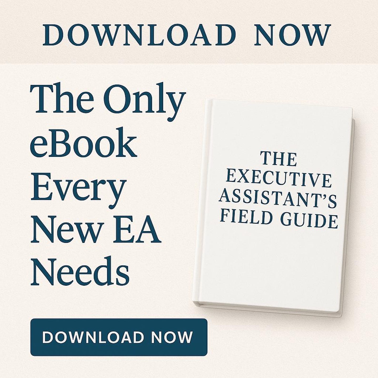 The Executive Assistant’s Field Guide | Ebook for First-time Eas ...