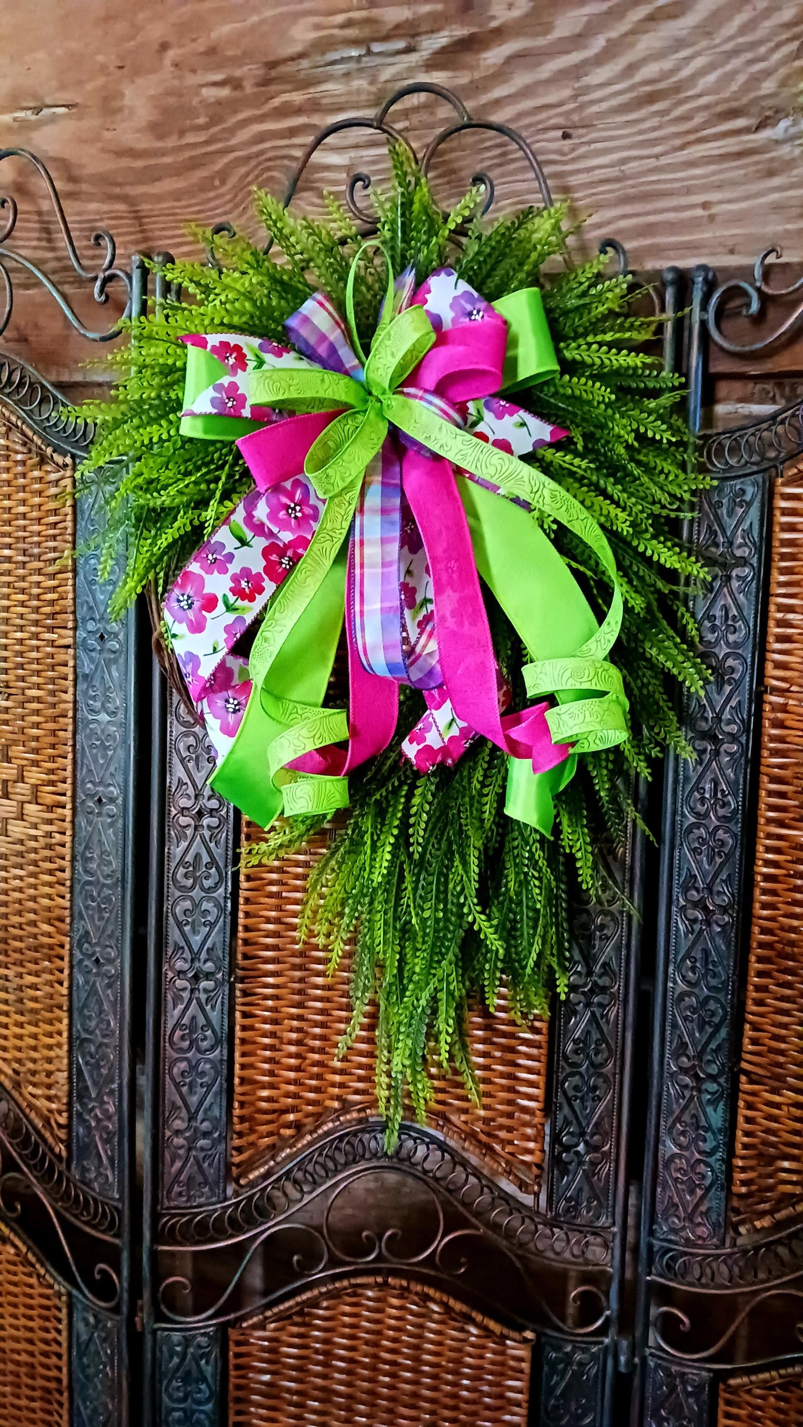 Spring Floral Wreath Bow Best Selling Wreath Bow Spring Wreath Bow ...