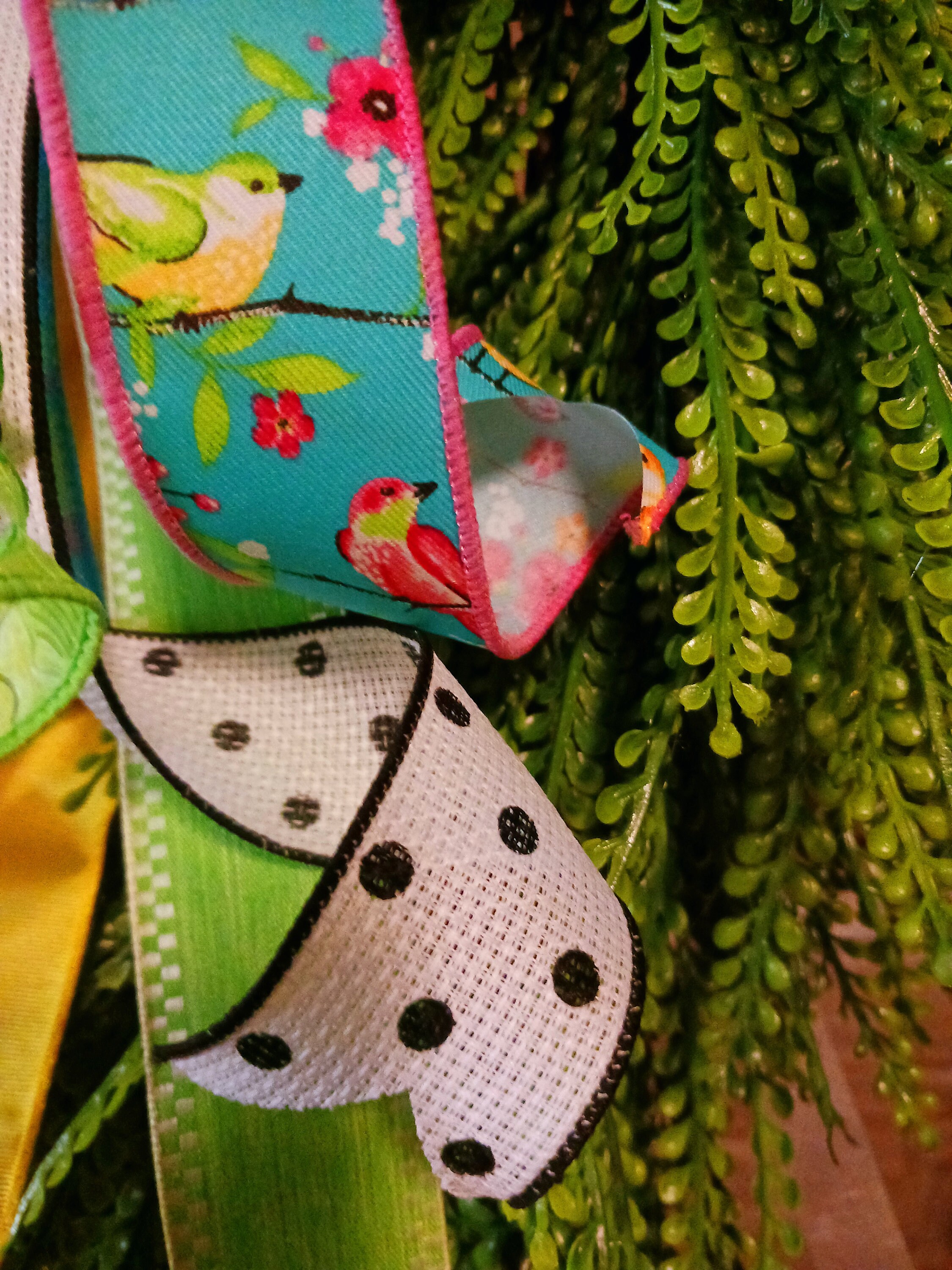 XL Spring Wreath Bow, Colorful Bow, Summer Wreath Bow, Vibrant Colored ...