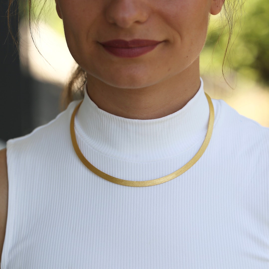 Simple Choker Goldsmith Handcrafted in High Quality Workmanship, Must ...
