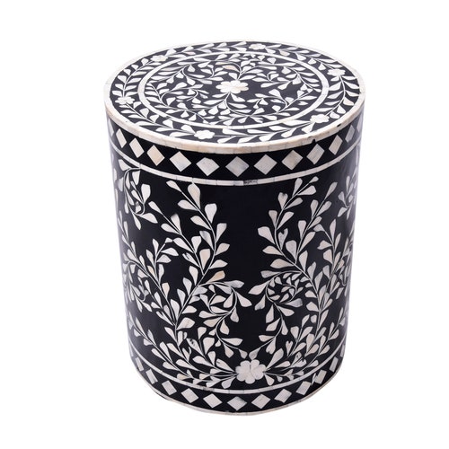 Bone Inlay Floral Pattern Bone Inlay - Etsy