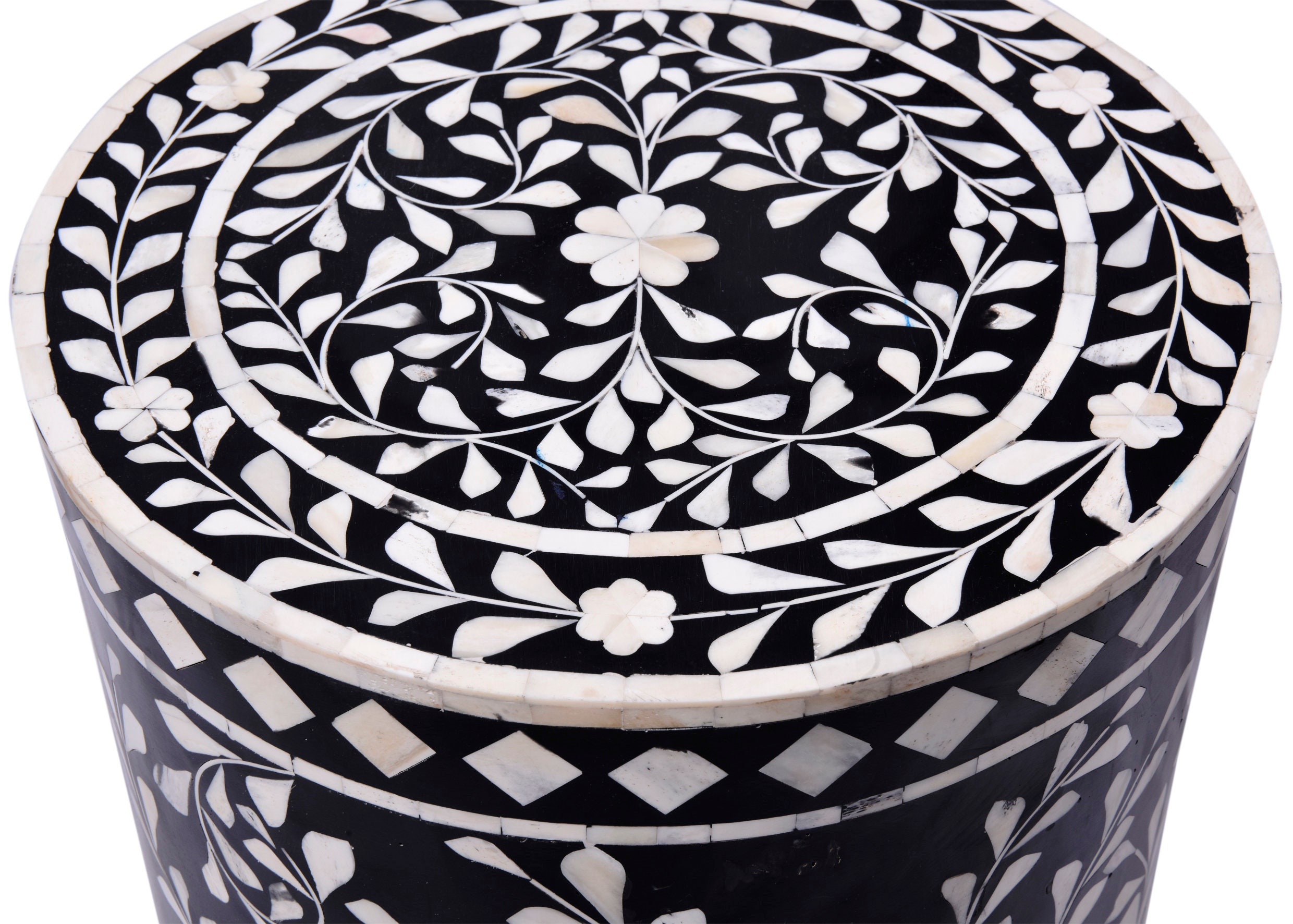 Bone Inlay Floral Pattern Bone Inlay - Etsy