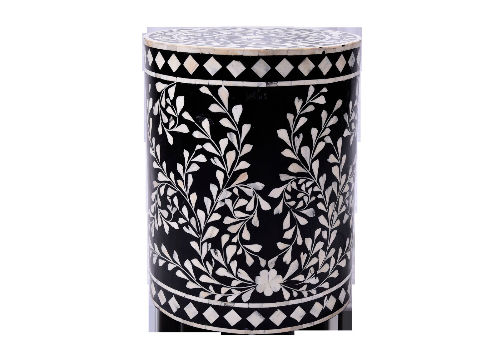 Bone Inlay Floral Pattern Bone Inlay - Etsy