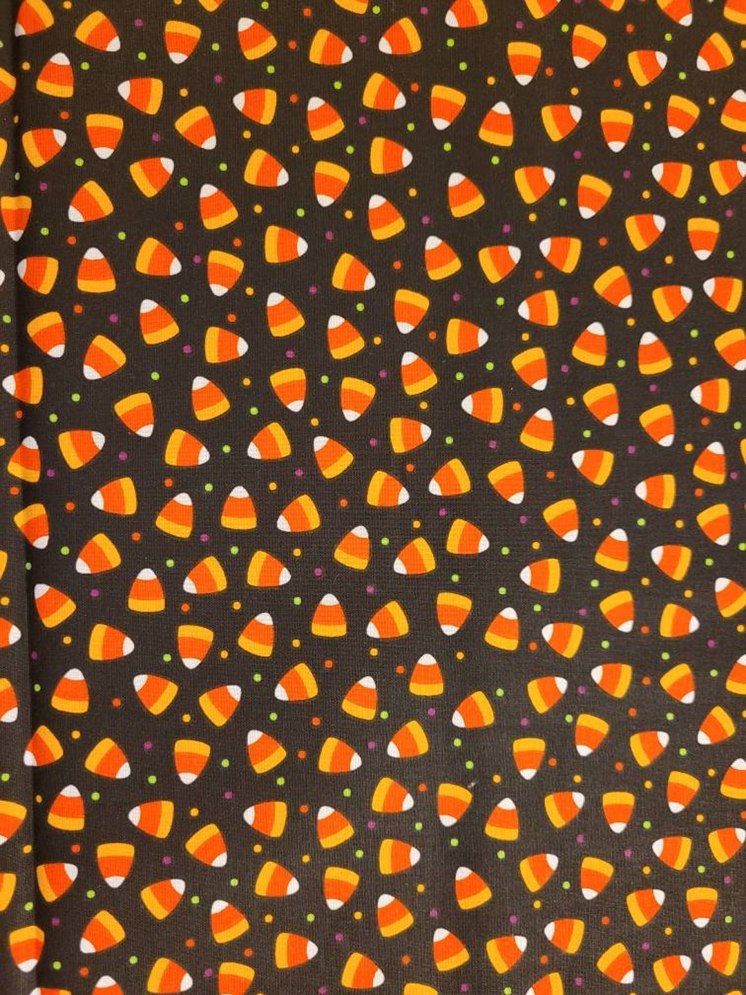 Candy Corn 100% Cotton Fabric Fat Quater - Half Yard - Full Yard - Etsy