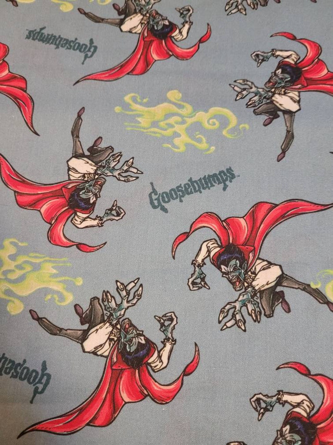 Goosebumps Vampire 100% Cotton Fabric Fatquarter- Half Yard- Full Yard ...