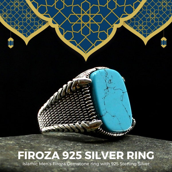 Feroza Stone Ring - Etsy
