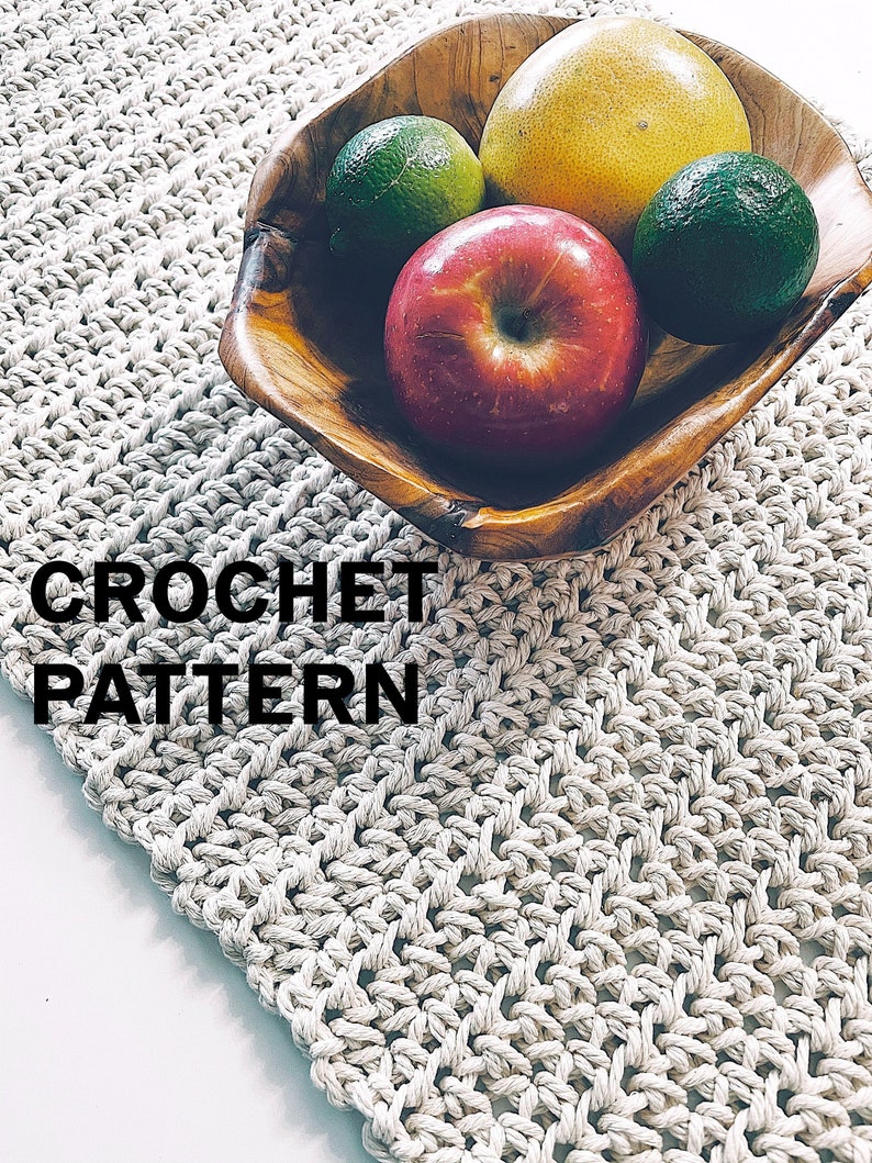 Crochet Pattern Lark Runner Crochet Pattern Table Runner | Etsy