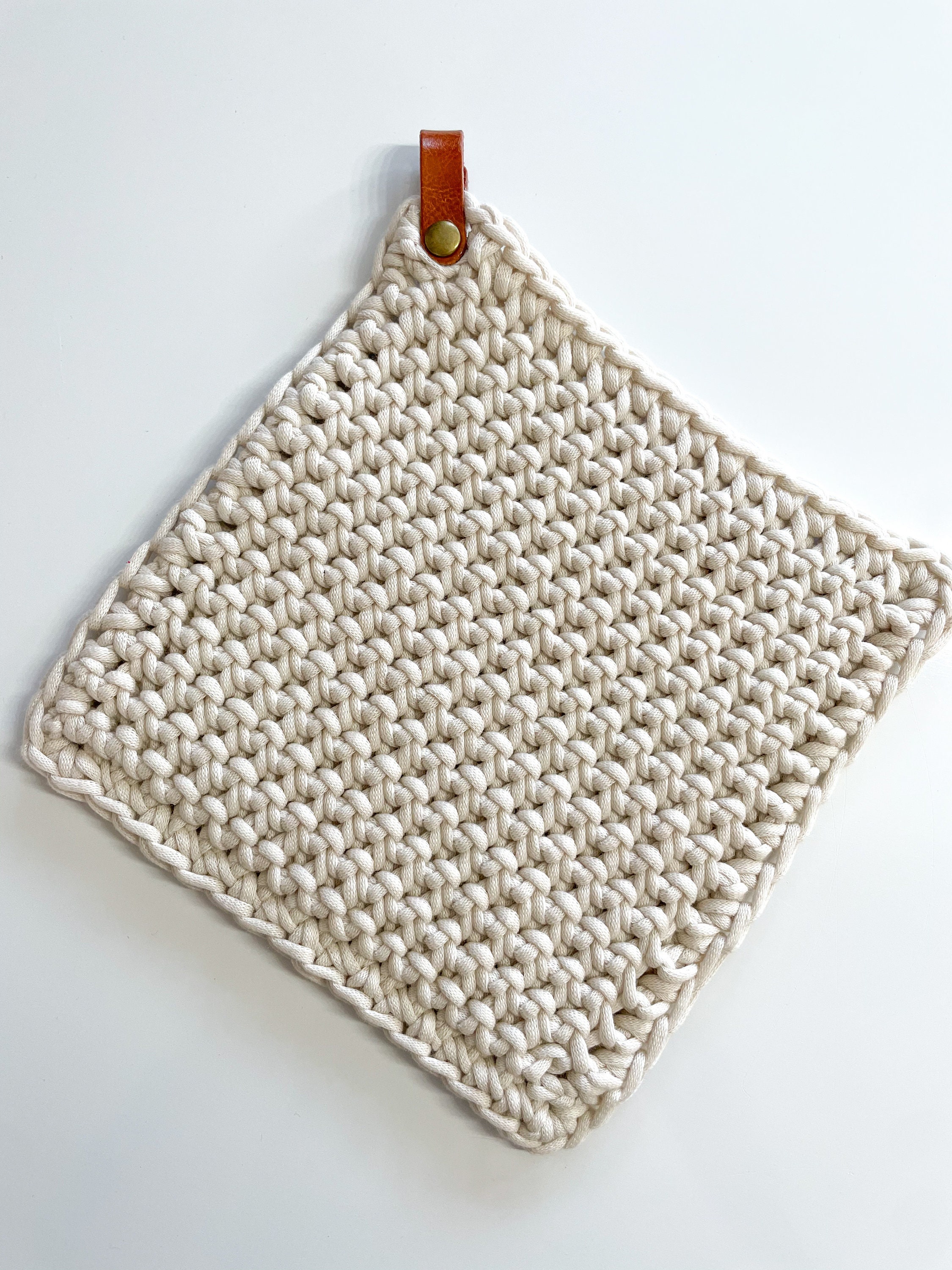 Crochet Pattern, Crochet Pot Holder Pattern, Crochet Trivet Pattern ...