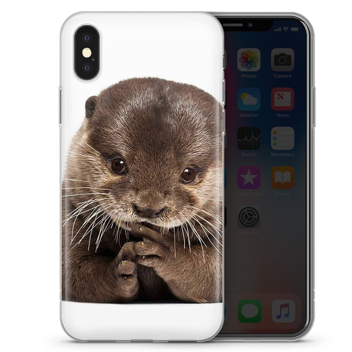 Cute Otter Phone case cover for iPhone 12 11 X Xs Xr 8 7 6 5 | Etsy