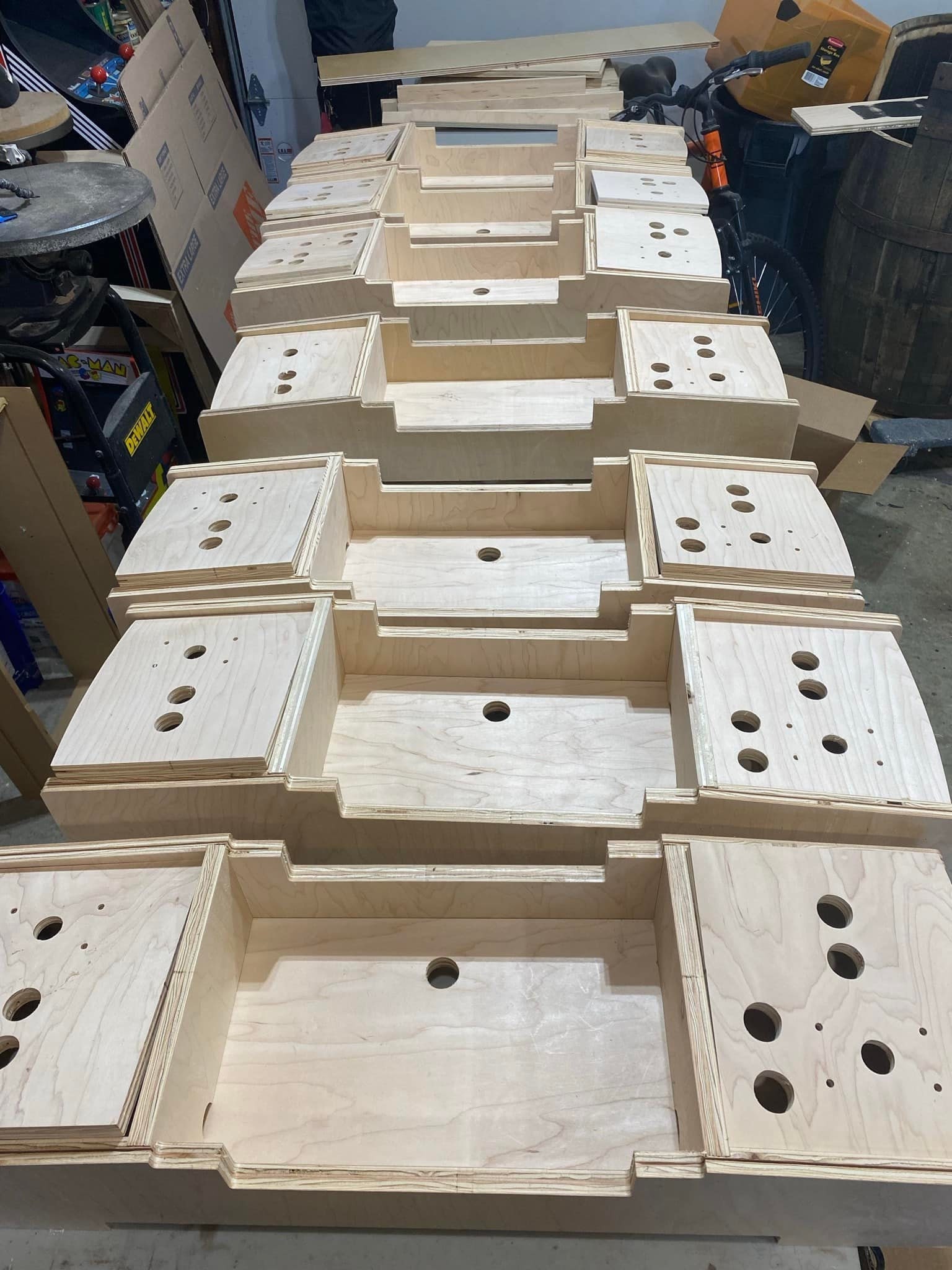 Retro Arcade Custom Arcade Whiskey Barrel CNC Flatpack Wood Only - Etsy