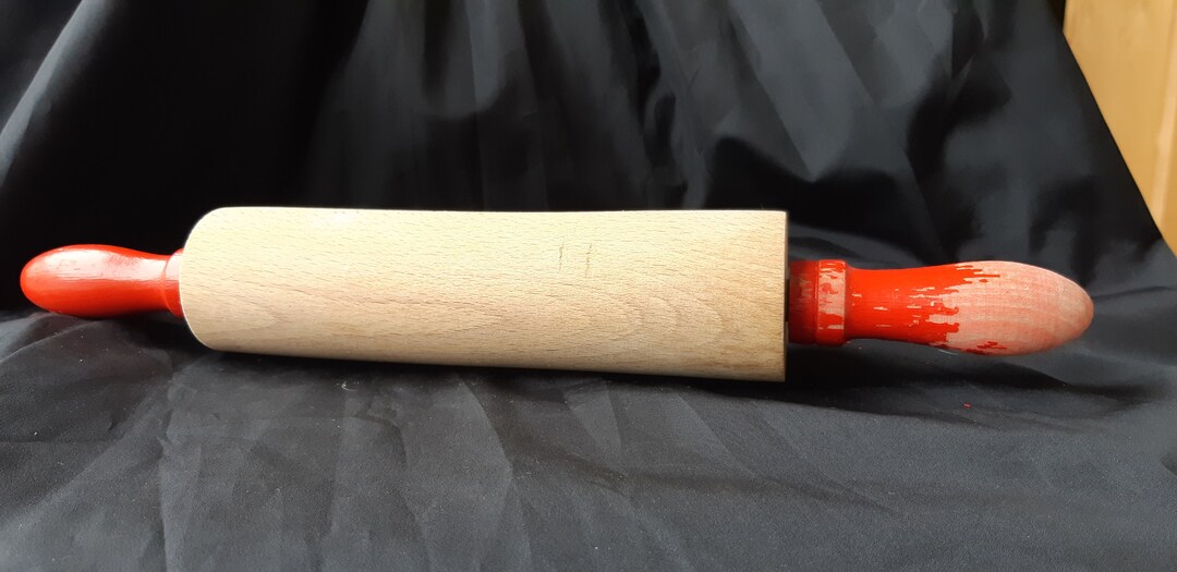 Beautiful Vintage 1950's Red Rolling Pin - Etsy